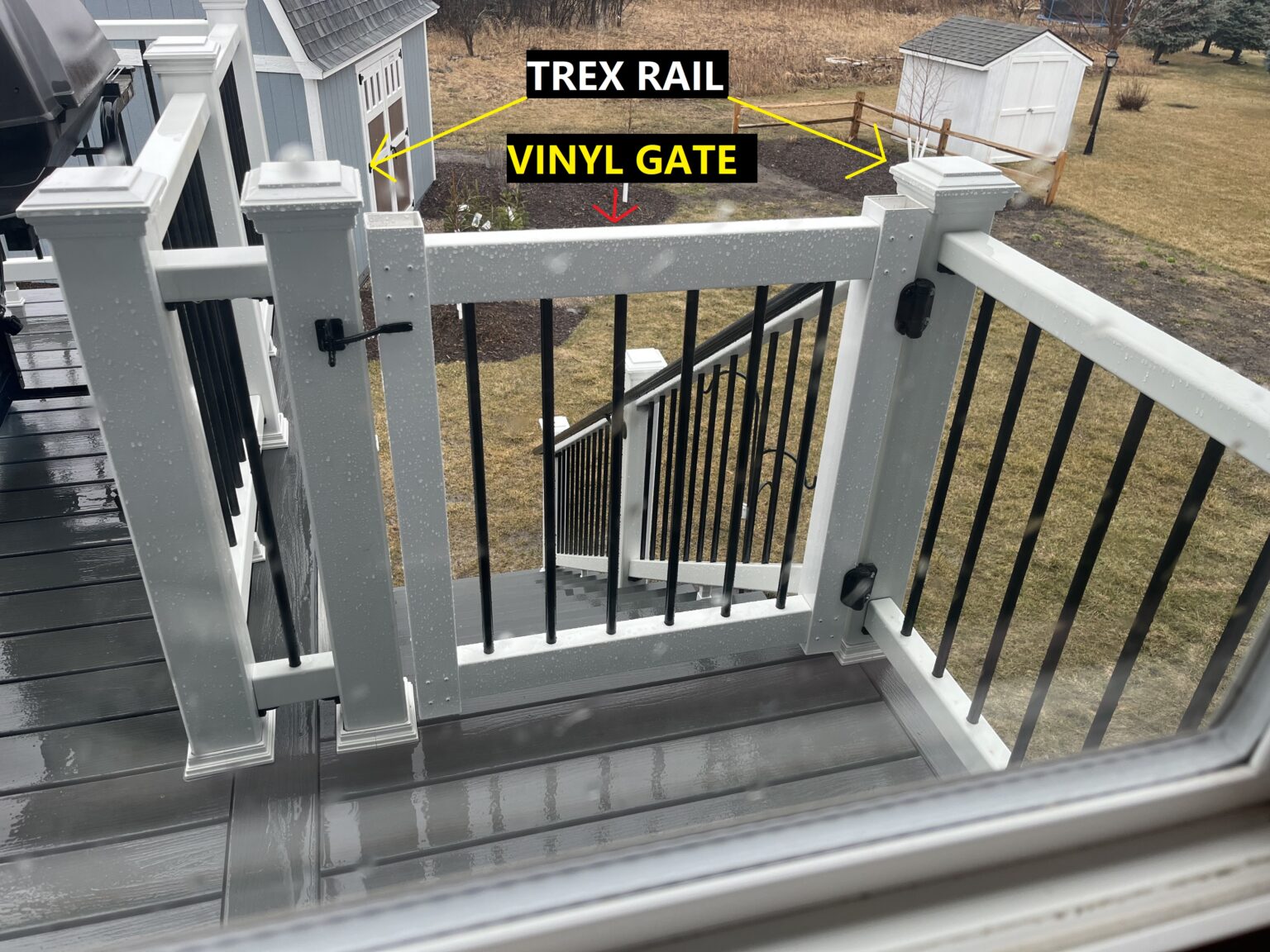 Vinyl Deck Gate Kit 3 Colors - The Deck Barn