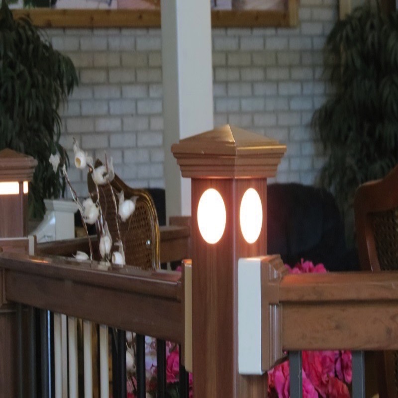 Vinyl Post Sleeve Lights - The Deck Barn