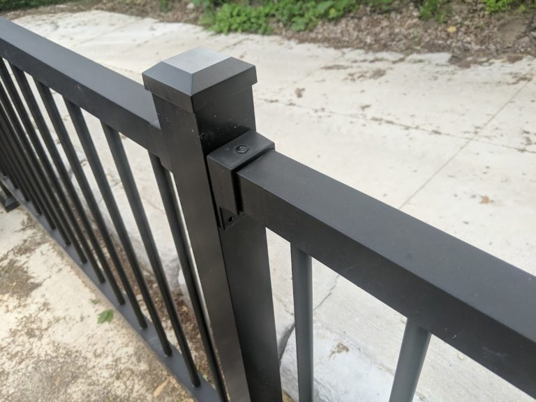 Aluminum Surface Mount Deck Rail Post Kit 2-1/2" x 2-1/2" - The Deck Barn